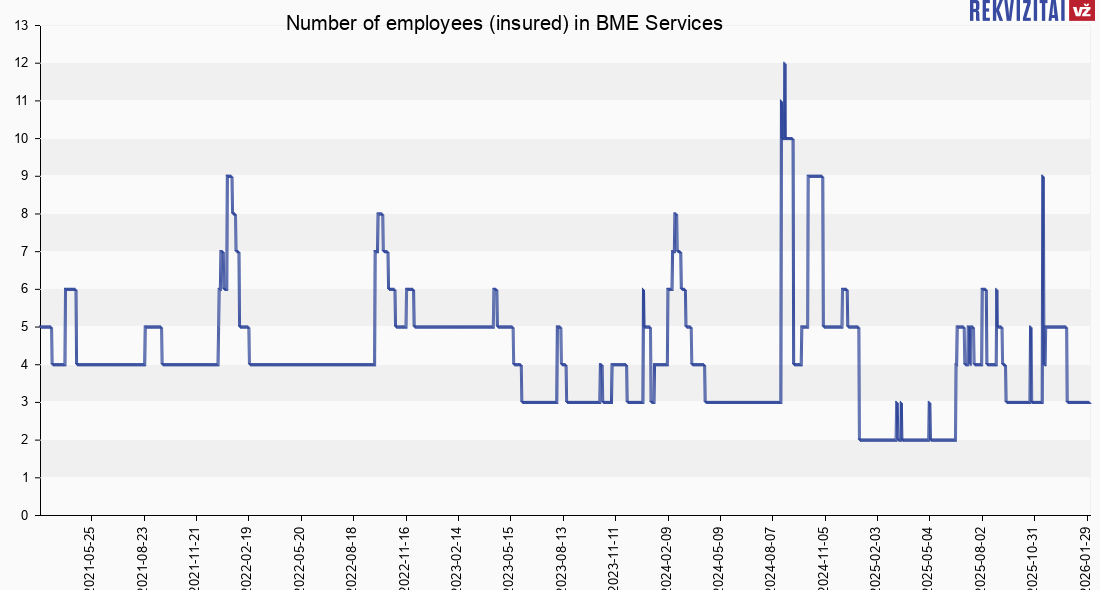 BME Services personnel. Rekvizitai.lt